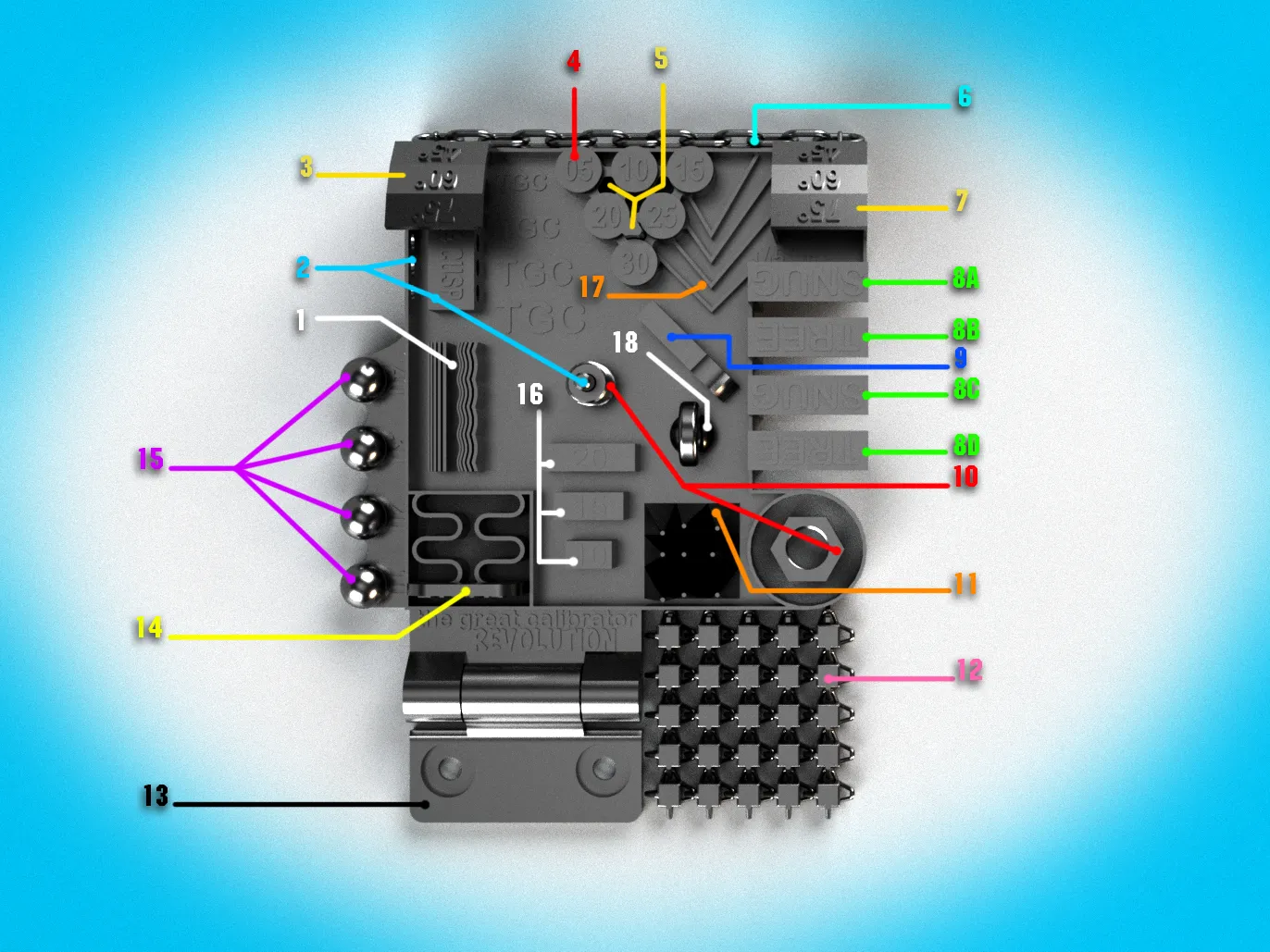 The Great Calibrator: REVOLUTION - Free 3D Print Model - MakerWorld