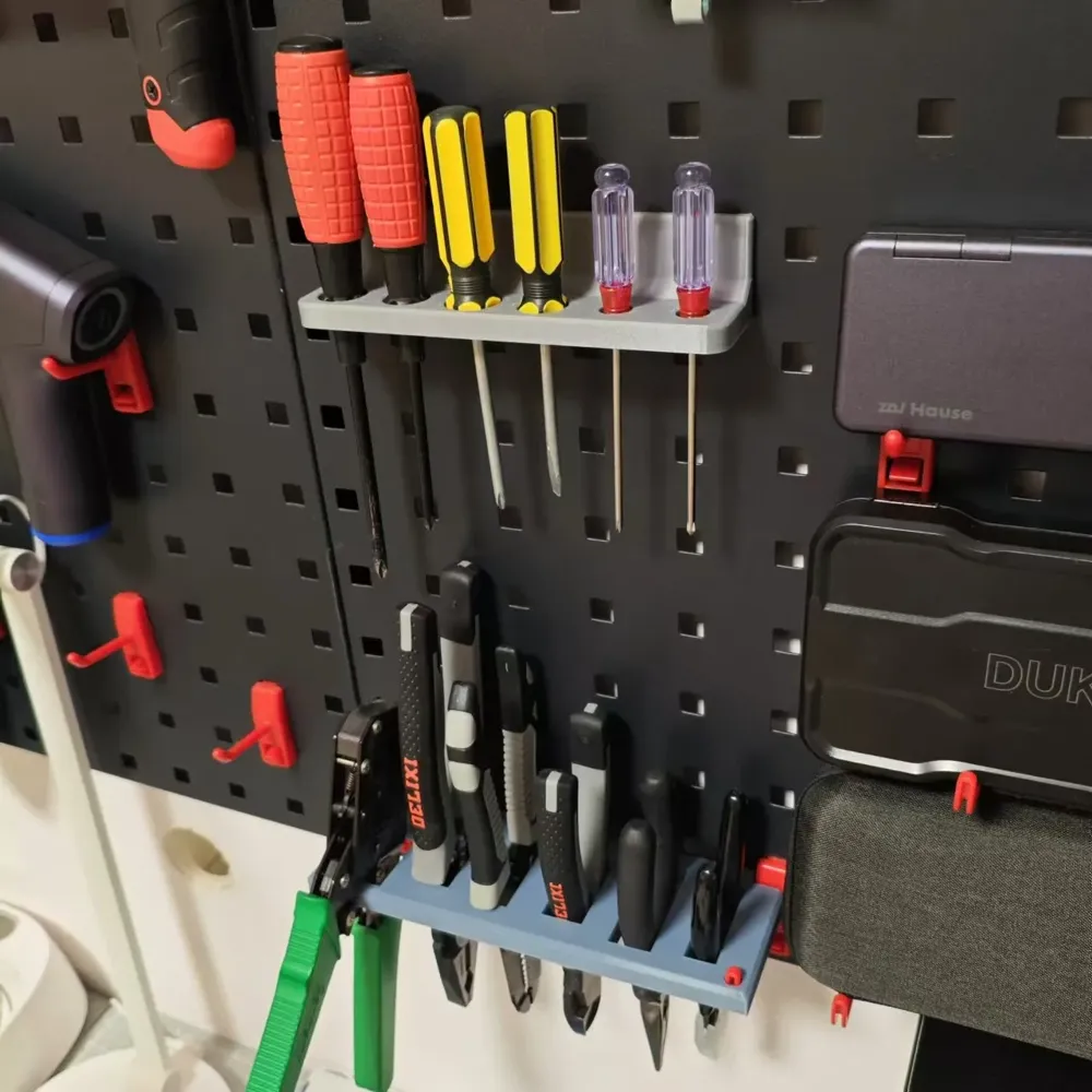 Square Pegboard Screwdriver Holder by 羽纹 - MakerWorld