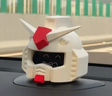 NIO nomi Gundam Helmet Remixed by suibianwanwan - MakerWorld
