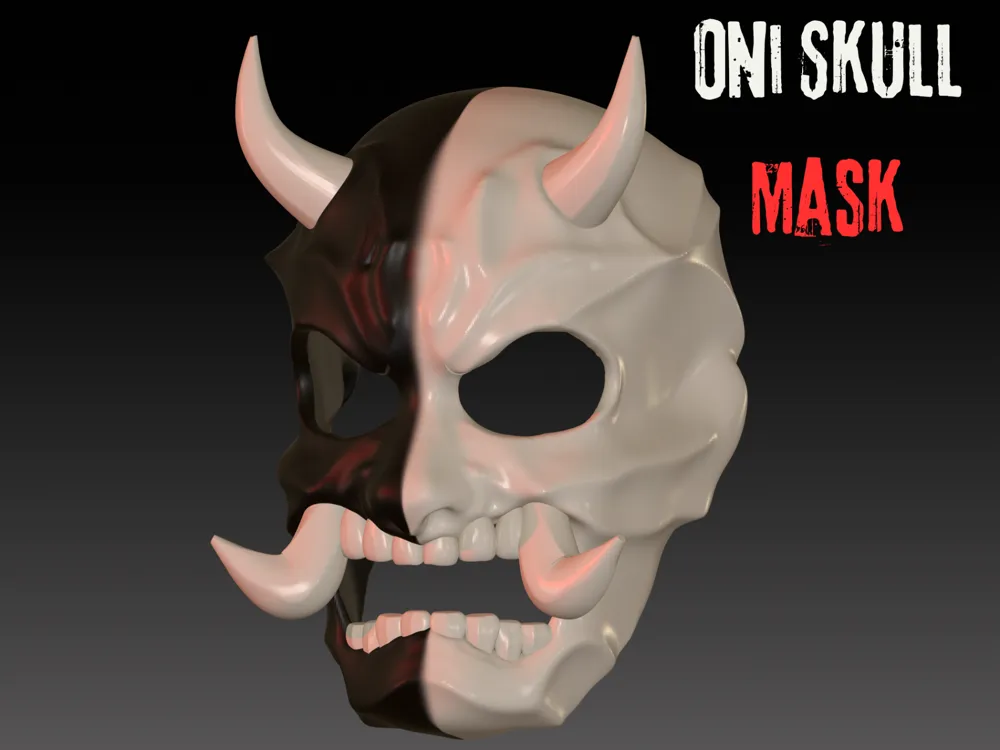 Oni Skull Mask by Fabrik Felicis - MakerWorld