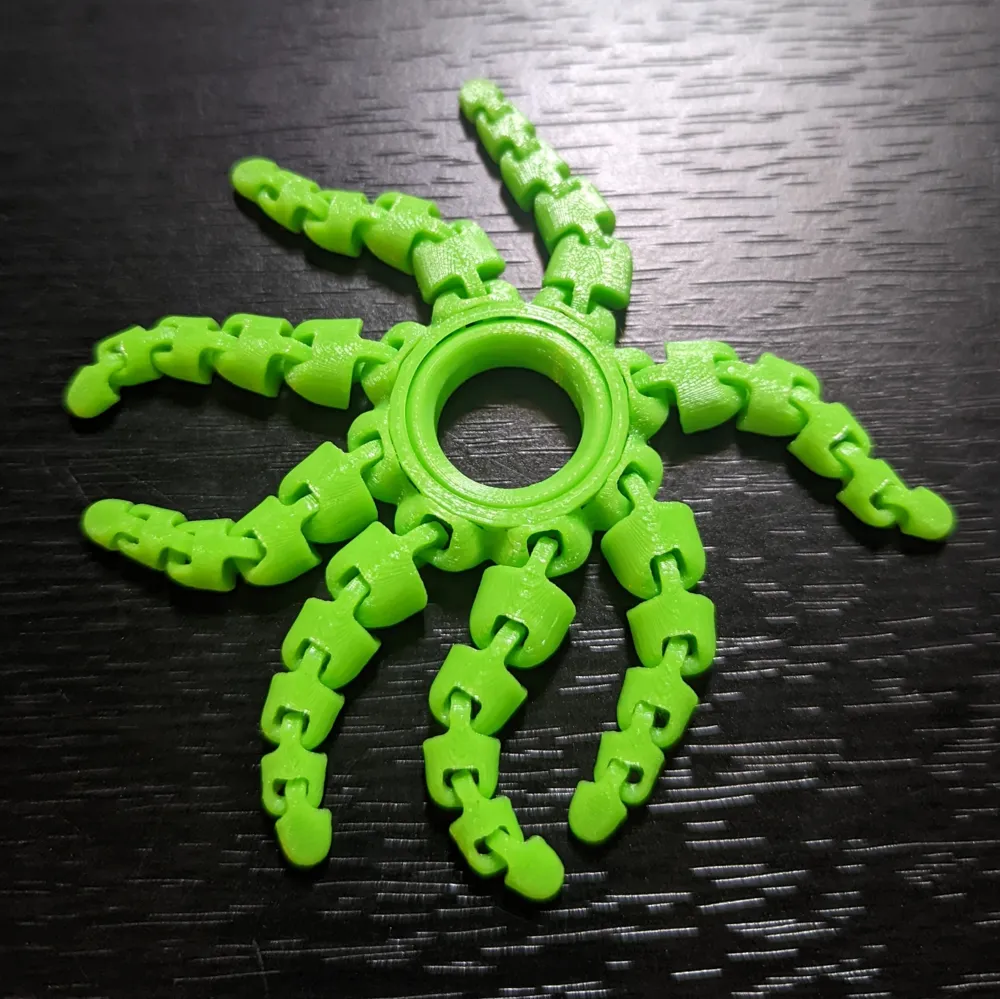 Fidget Octopus Ring - Free 3D Print Model - MakerWorld