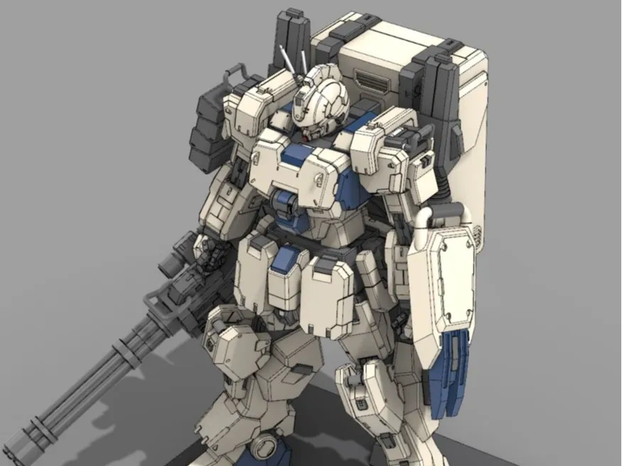 1:50 EZ8 Gundam Chest by user_388489732 - MakerWorld