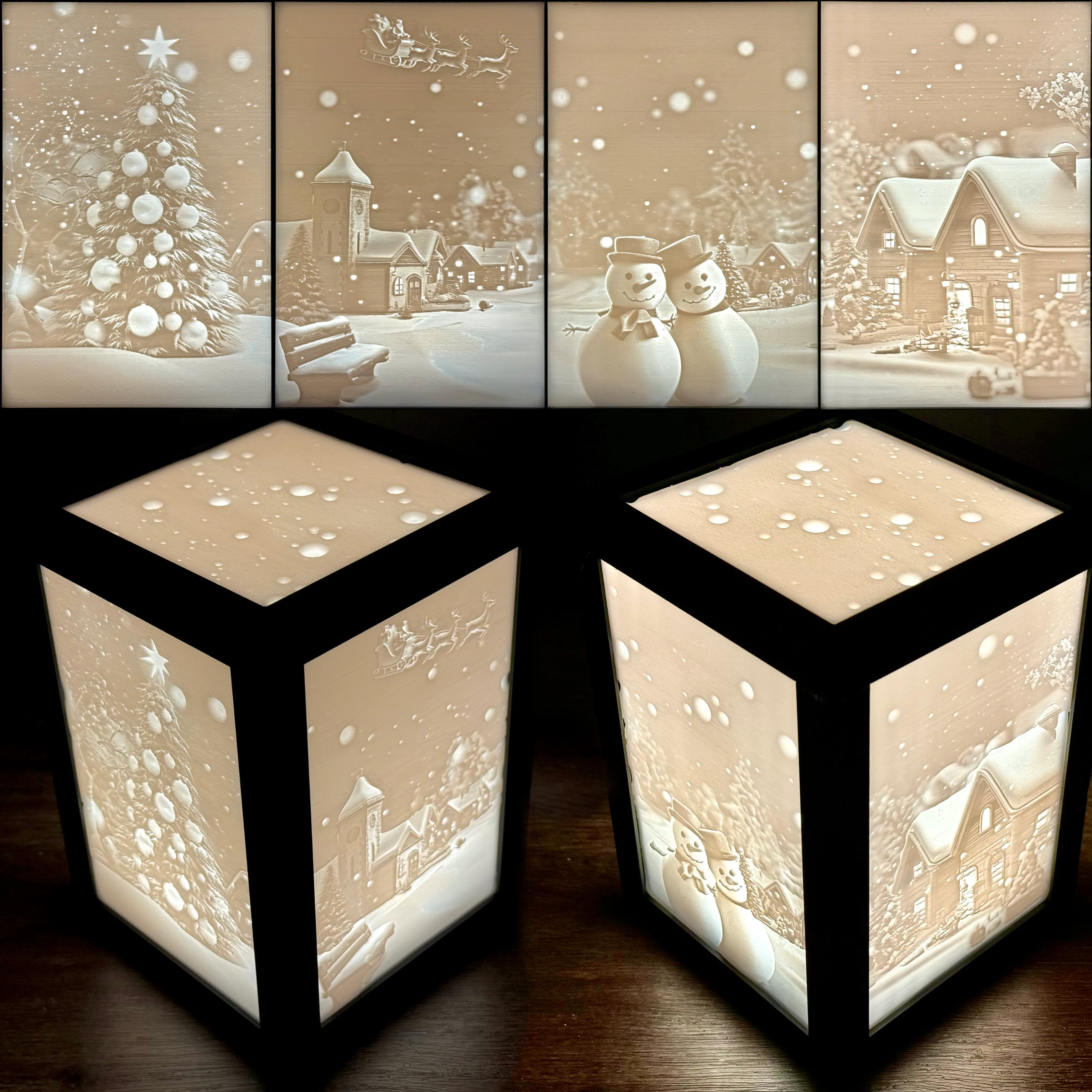 Modular Lantern - Fall / Thanksgiving Inserts - Free 3D Print Model - MakerWorld