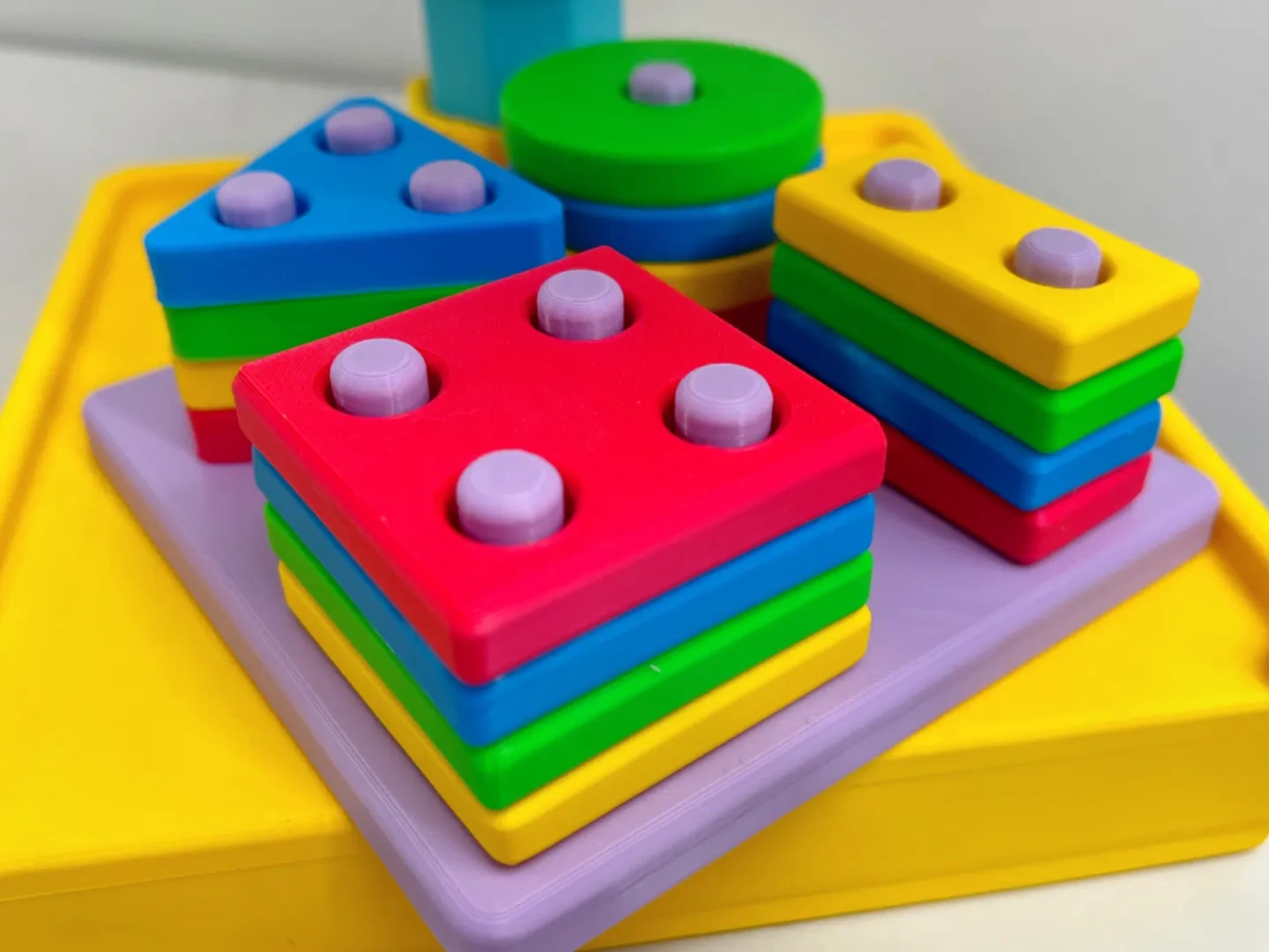 Geometric Shape Building Blocks for Early Childhood Education by 关灯DIY ...