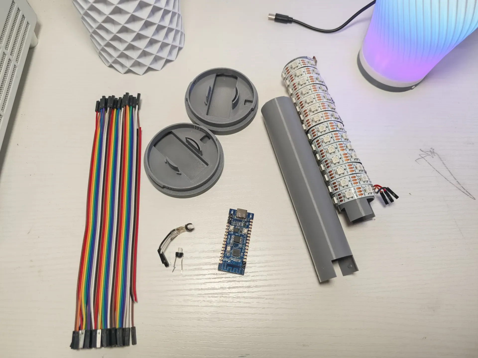 Tuozhu LED Light Kit esp32 wled Colorful Smart Atmosphere Light Drive ...