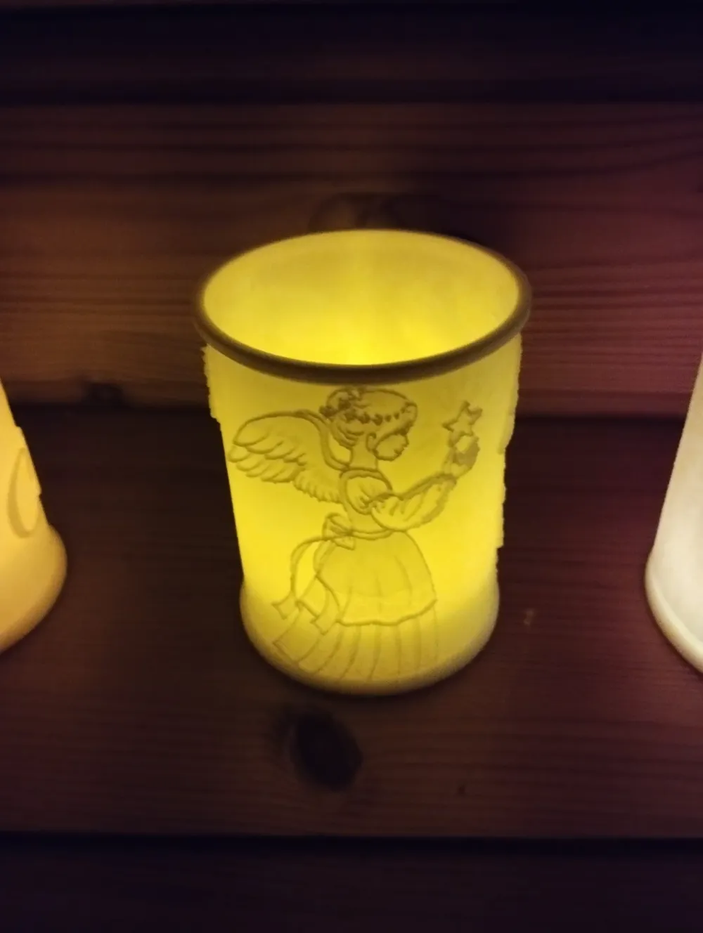 Lithophane Tea Light Angel Christmas by apropo - MakerWorld