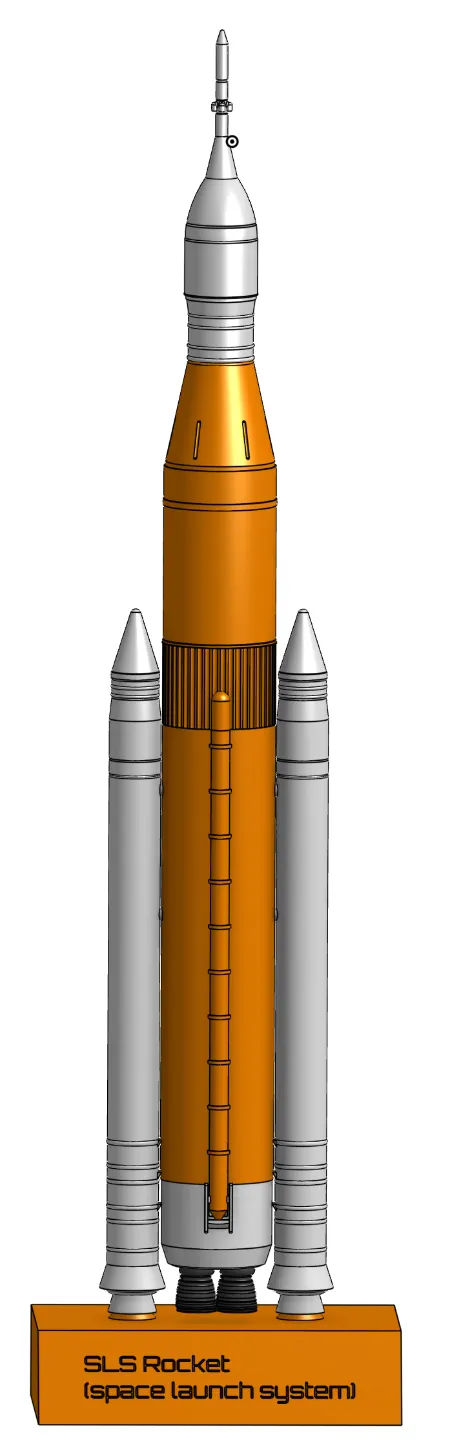 SLS rocket model by user_2495487795 - MakerWorld