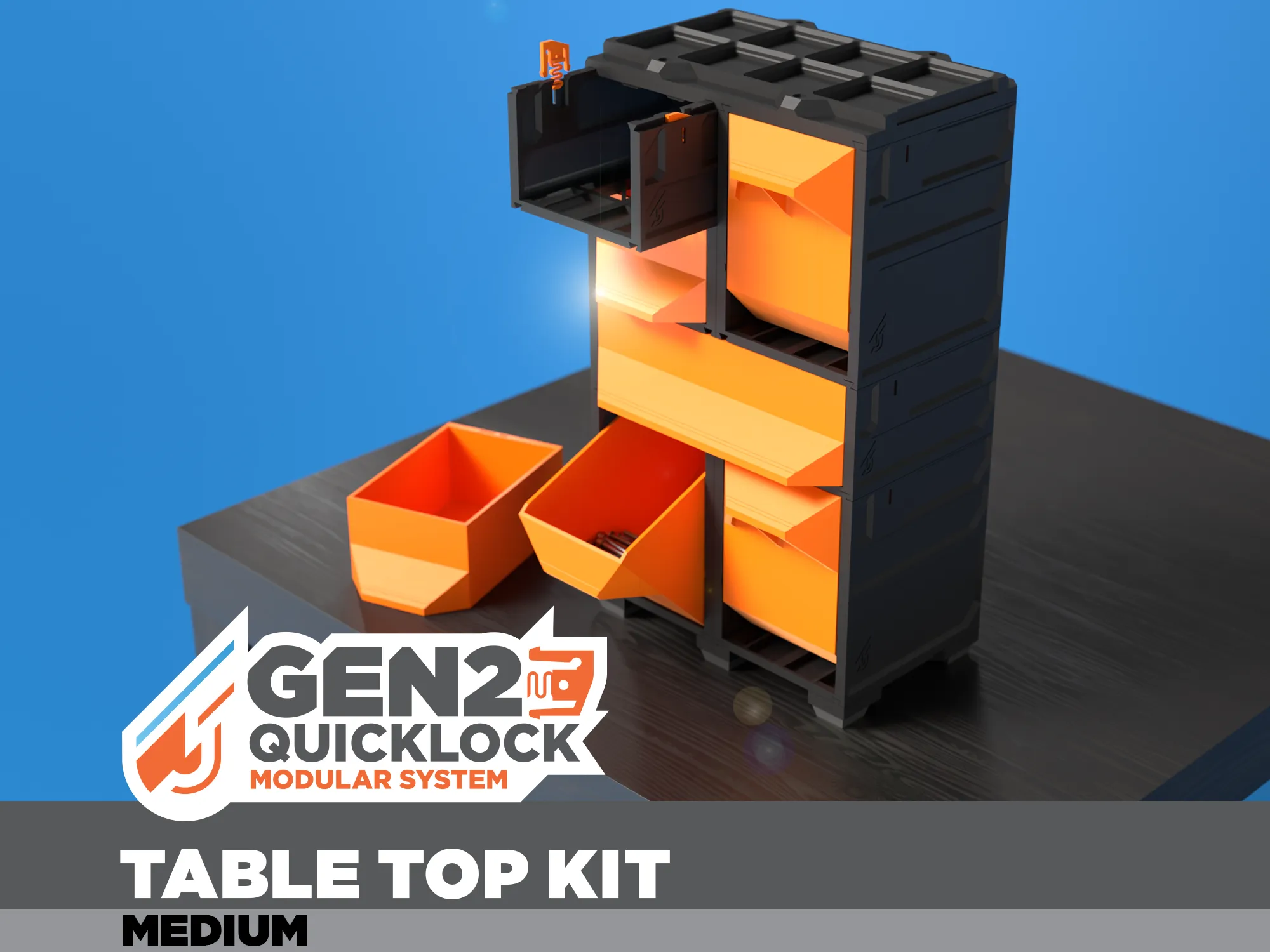 GEN2-QL Drawers - Medium by Jerrari MakerWorld: Download Free 3D Models