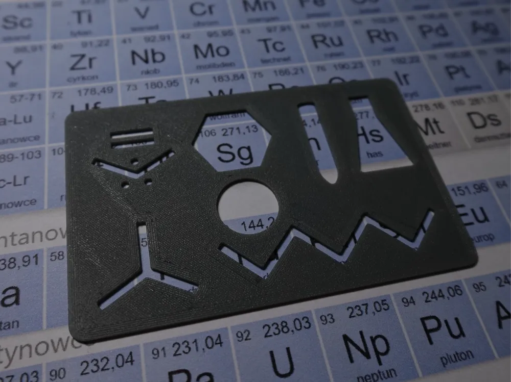 Chemistry drawing card by ProjektDruk3D - MakerWorld