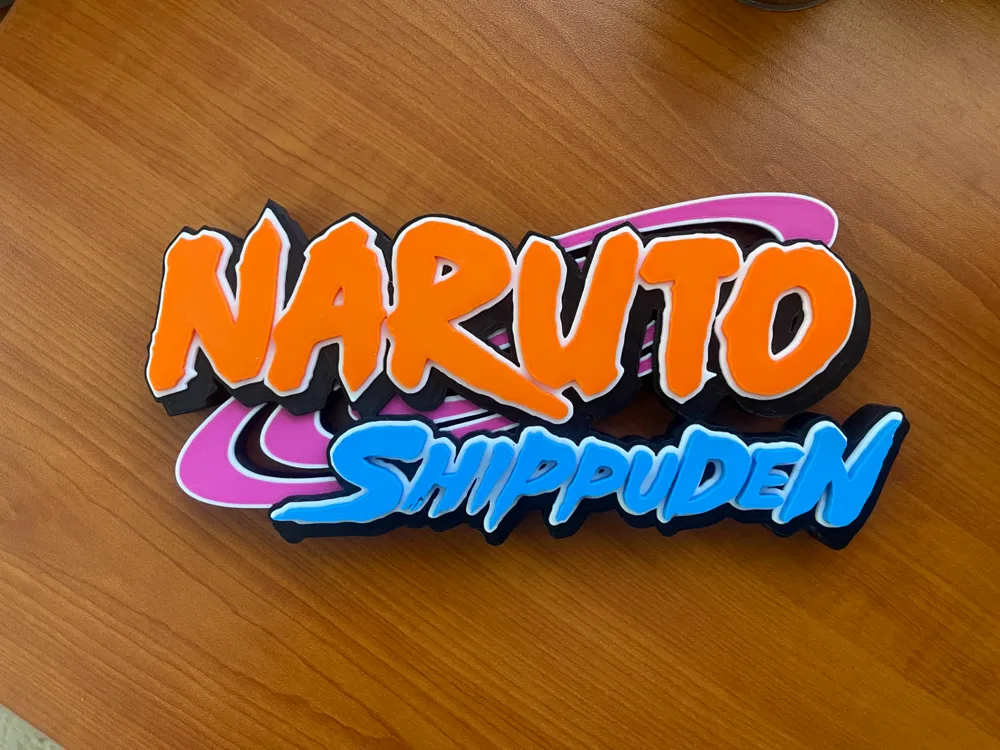 Naruto Shippuden Logo by DarkLink - MakerWorld