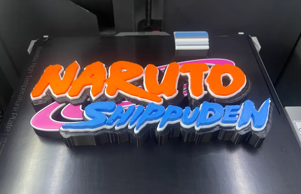 Naruto Shippuden Logo by DarkLink - MakerWorld