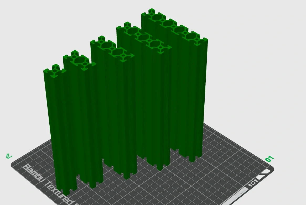 20 Series Aluminum Extrusion Print Models by user_1274777193 - MakerWorld