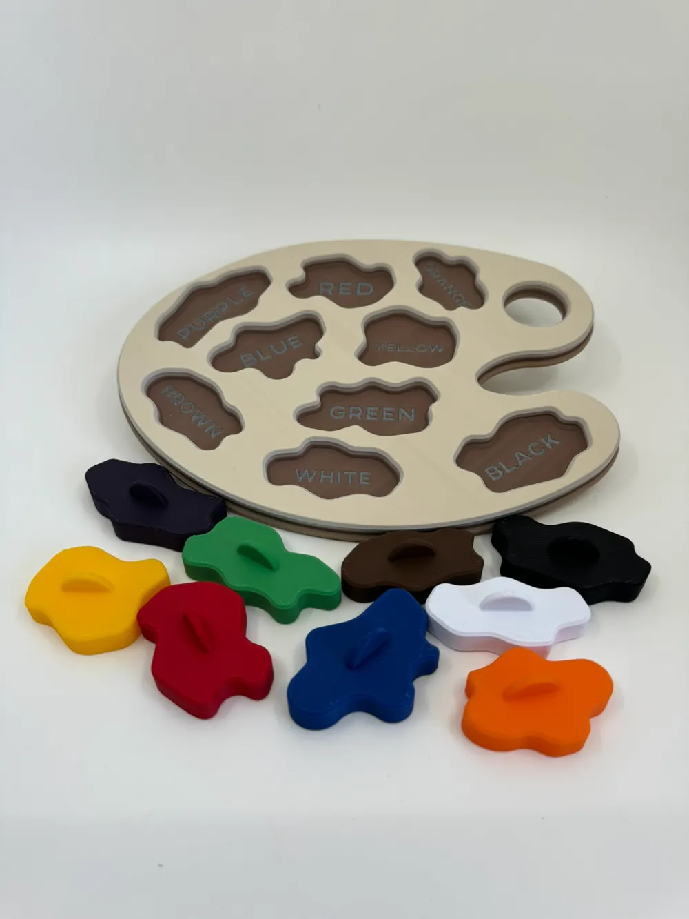 Paint Palette Puzzle by Polymaker Education - MakerWorld
