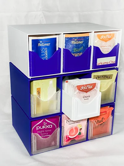 Stackable Tea Bag Drawer by refinere - MakerWorld