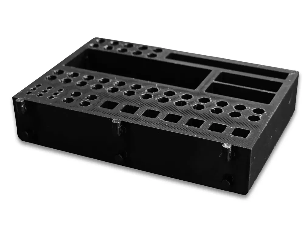 Pegboard Drill Bit Storage Box by user_2914380782 - MakerWorld