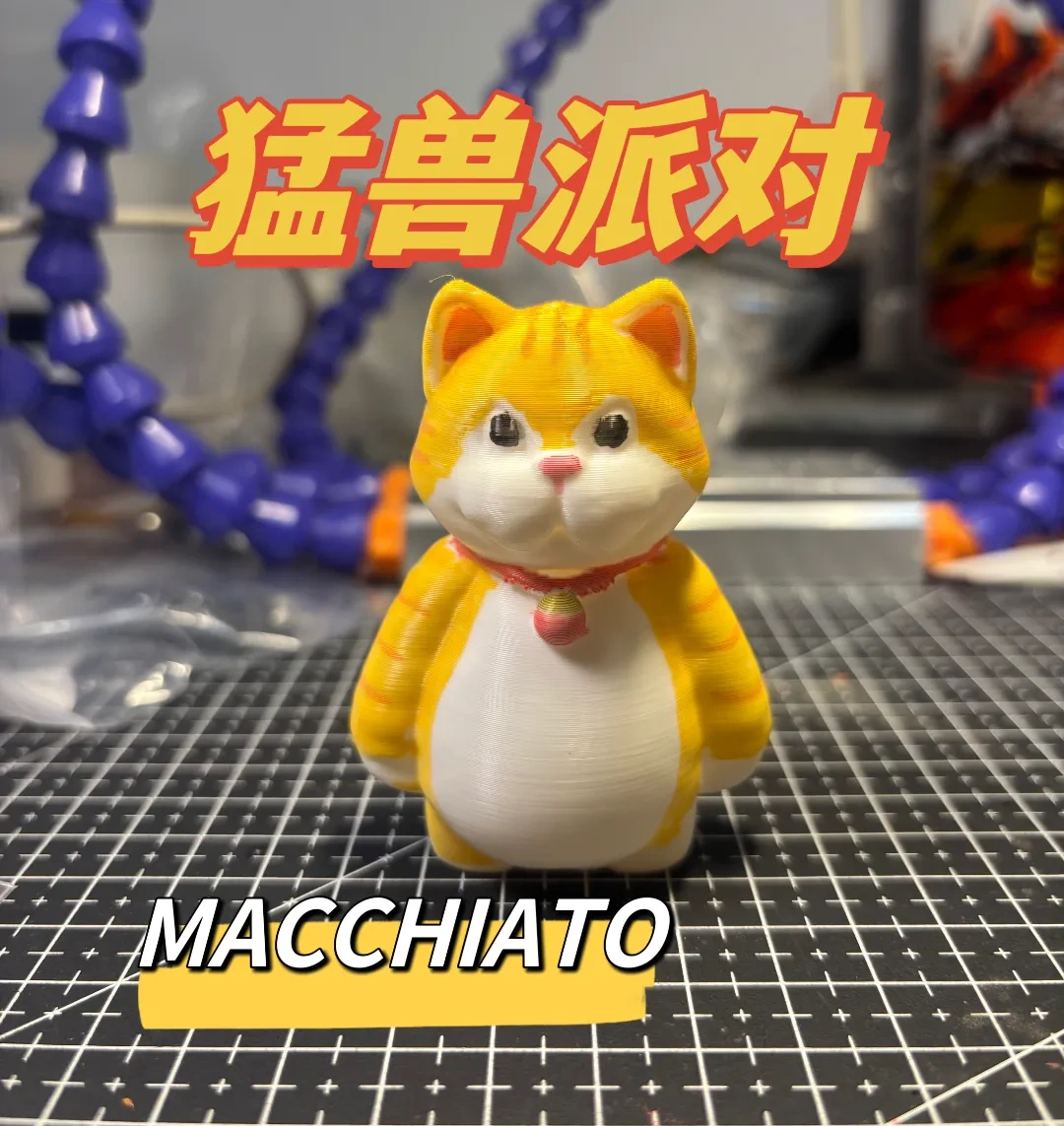 “Beast Party”—Cat—MACCHIATO—Macchiato by zunchen MakerWorld: Download ...