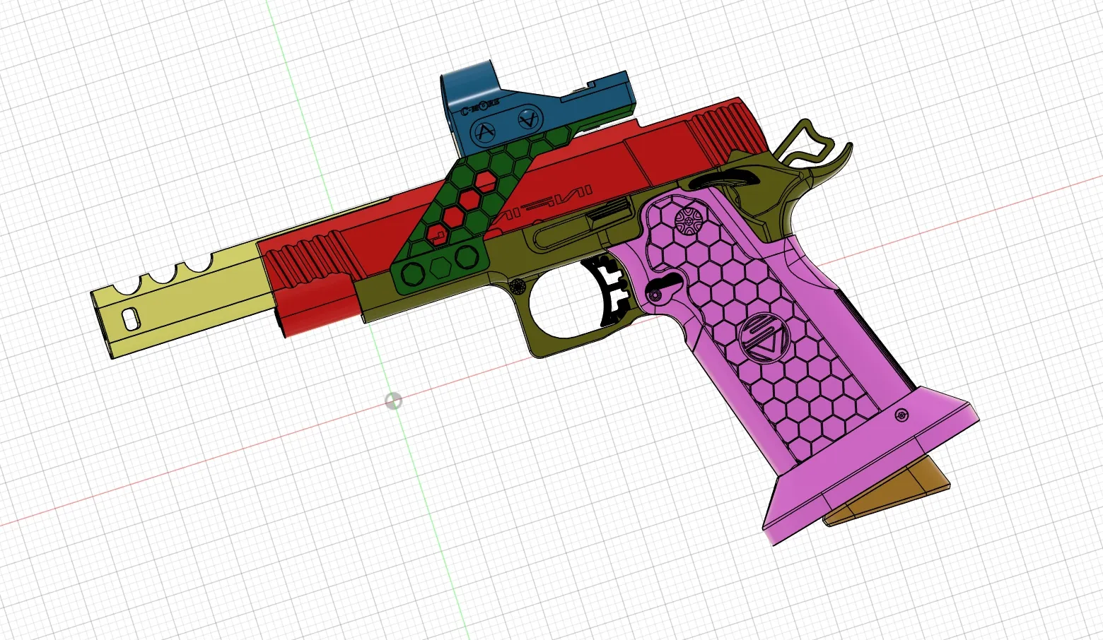 SVI Infinity Firearms Colt 1911Pistol Toy Gun by 补补觉去 MakerWorld ...
