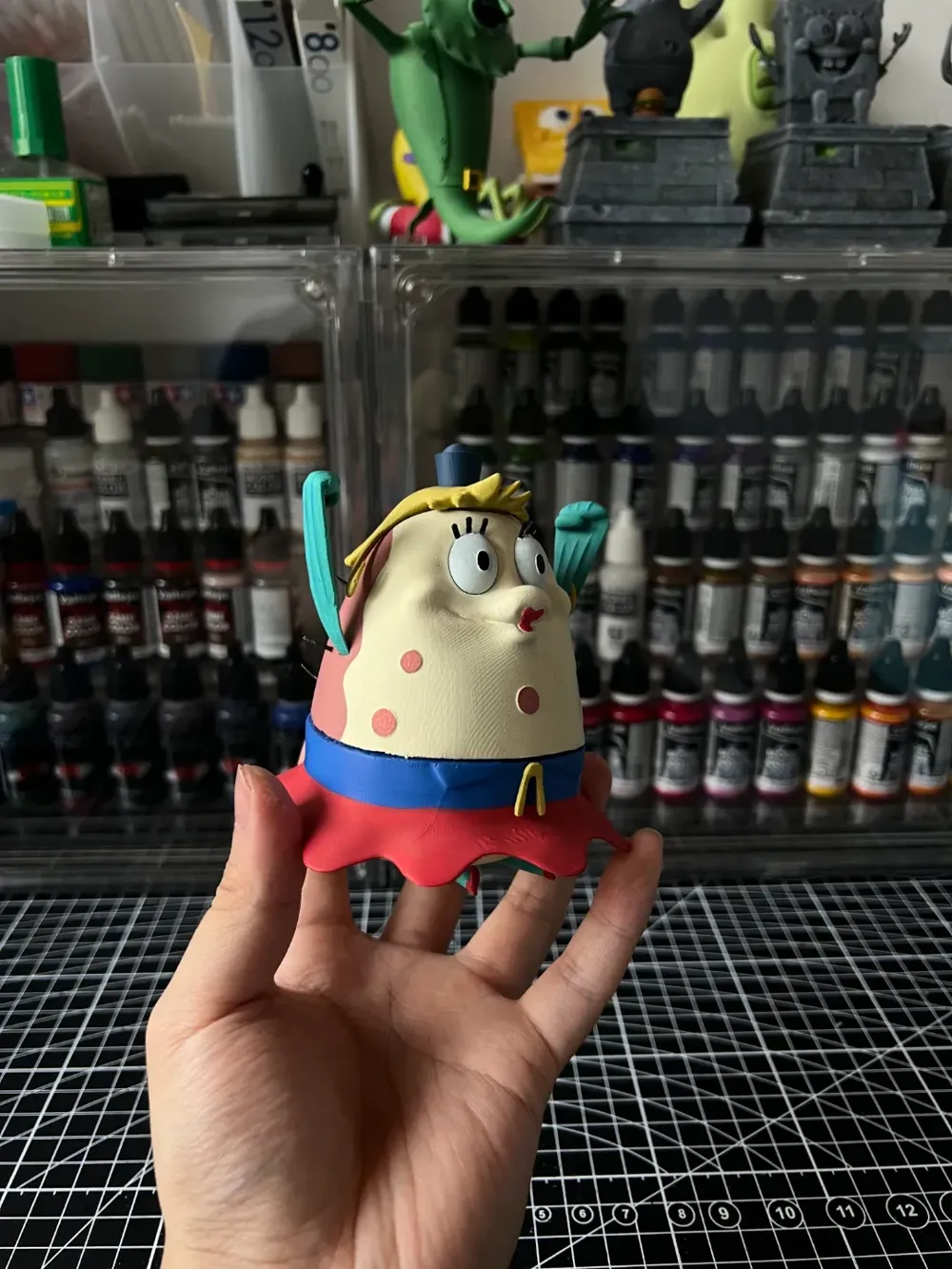 Spongebob Ms. Puff Assemblable Figure - Free 3D Print Model - MakerWorld