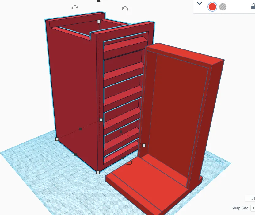 Desk shipping container by KING BOB - MakerWorld