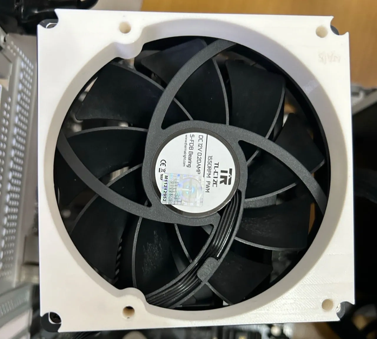 8CM to 12CM Rear Case Fan Adapter for 3D Printing by 3D打印无用良品 - MakerWorld