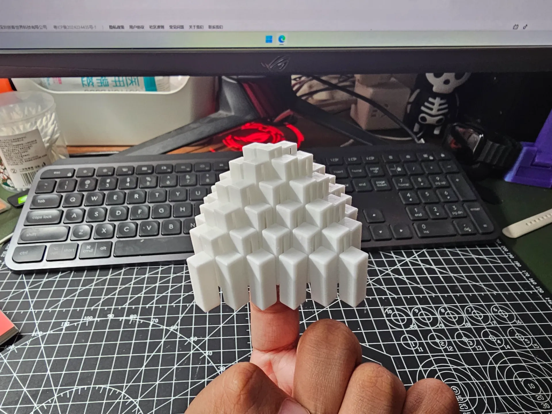 Pixel Fidget Toy by 好奇崽 - MakerWorld