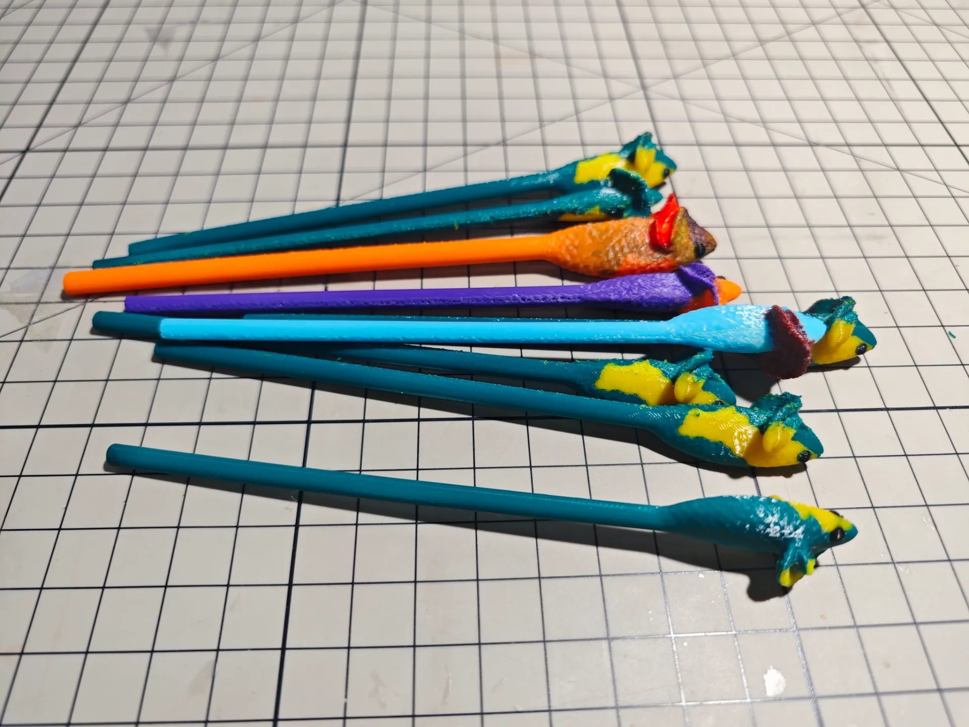 Fighting fish stick by 墨の青Betta - MakerWorld