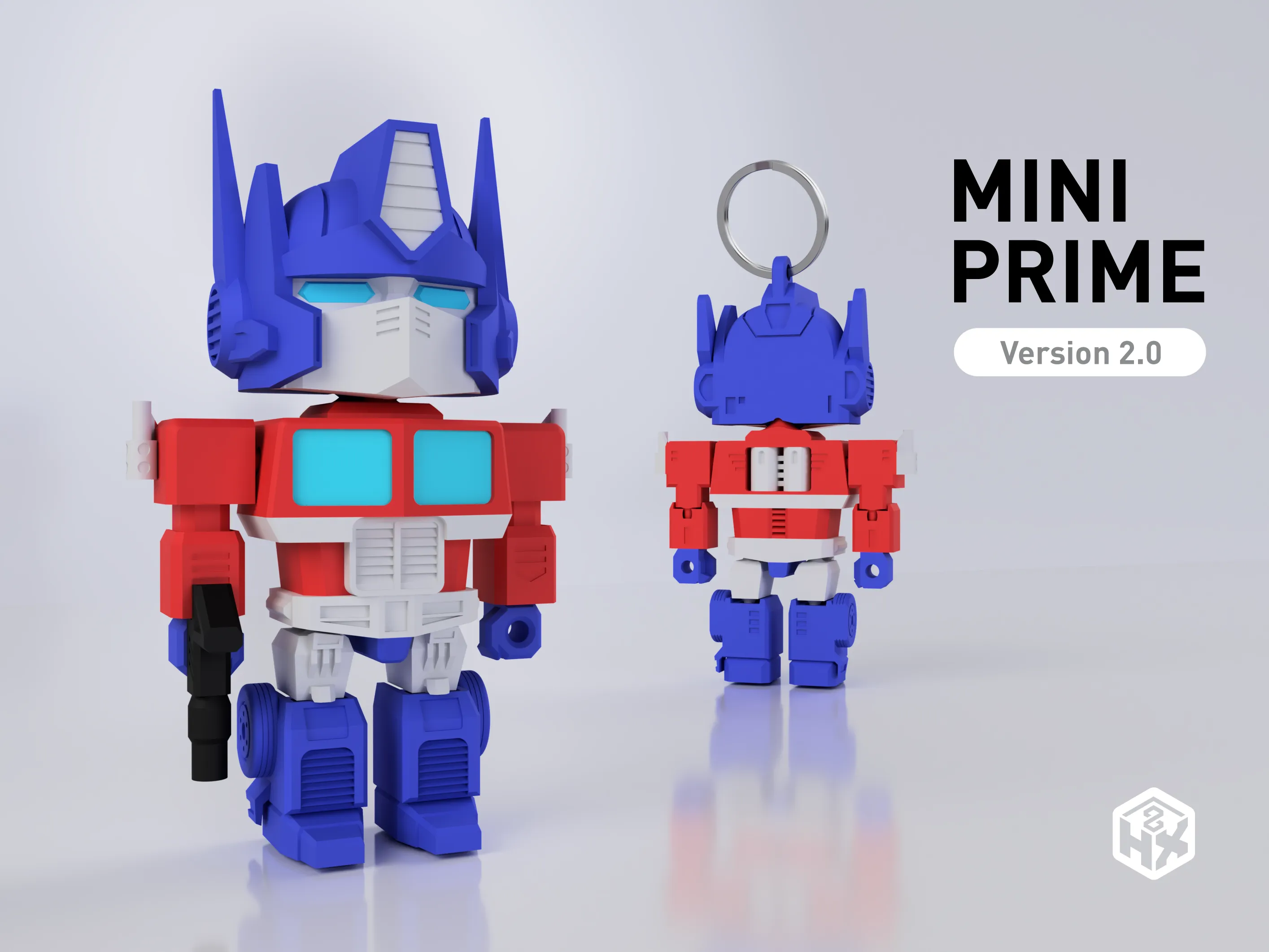 Optimus Prime Flexi Articulado por HX8 por HX8 3D Design MakerWorld: Descarga Modelos 3D Gratuitos