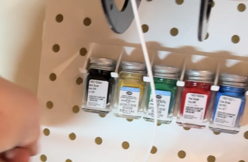 Testors Model Paint Peg Board Holder / Rack Remixed by Biffs Equipment ...