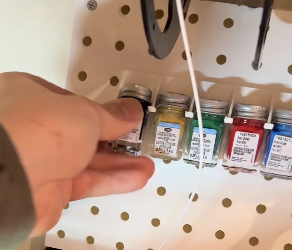 Testors Model Paint Peg Board Holder / Rack Remixed by Biffs Equipment ...