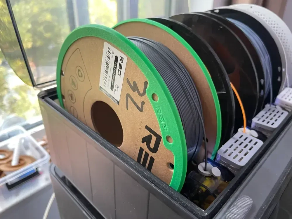 R3D Filament Paper Spool Frame by 只干饭的实验室 - MakerWorld