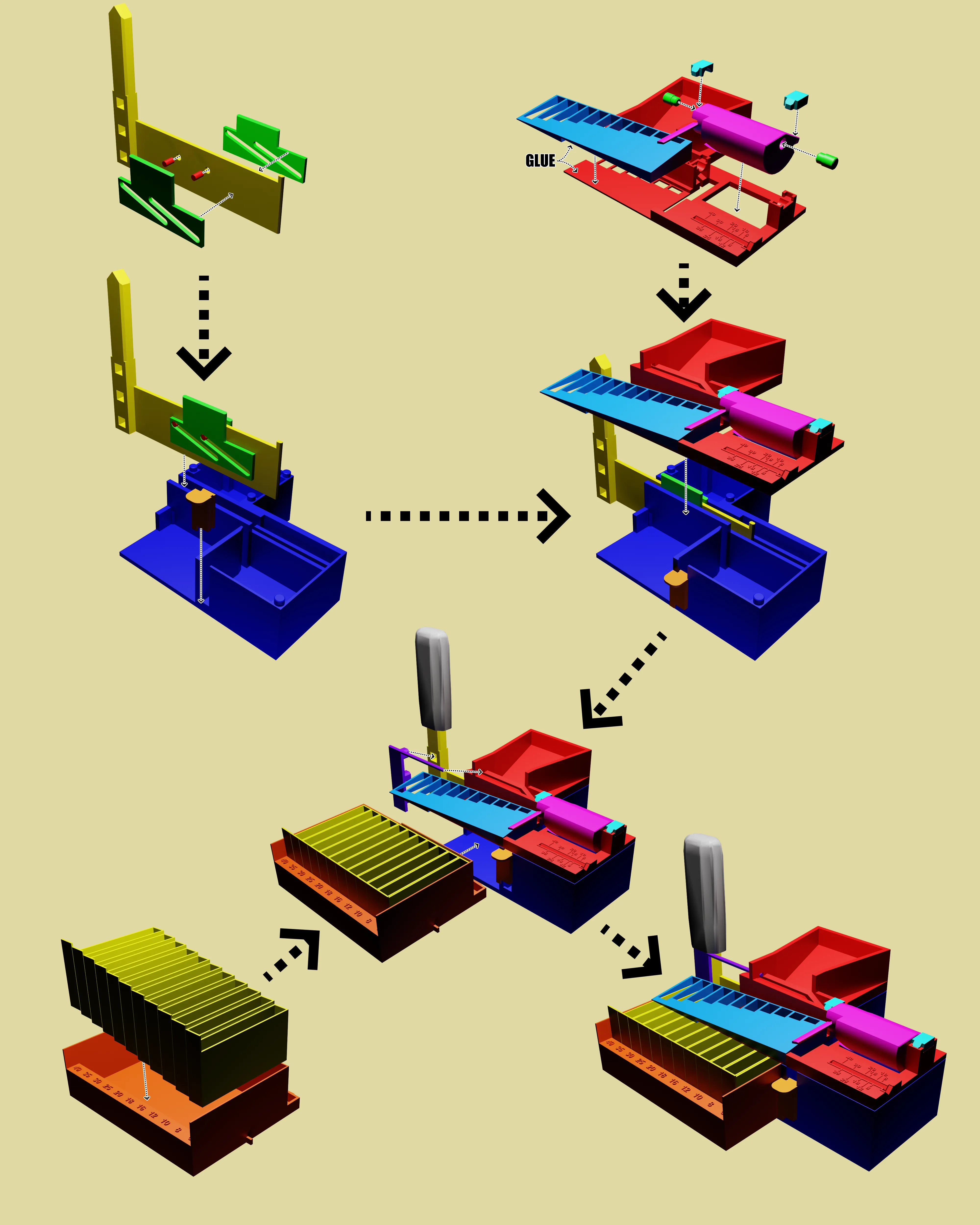 Mechanical M6 Bolt/Screw Sorting Device by EmGi MakerWorld: Download ...