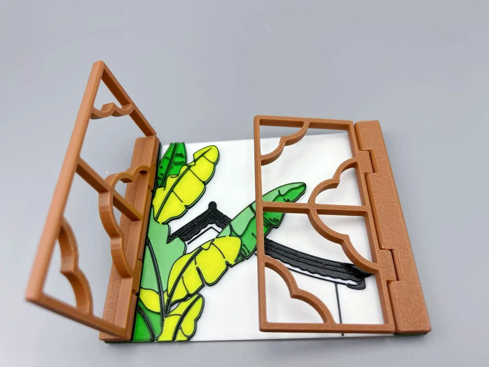 Window banana provokes sudden rain, Chinese style refrigerator sticker ...