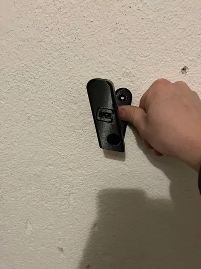 Invisible wall mount for Airsoft pistol - Free 3D Print Model - MakerWorld