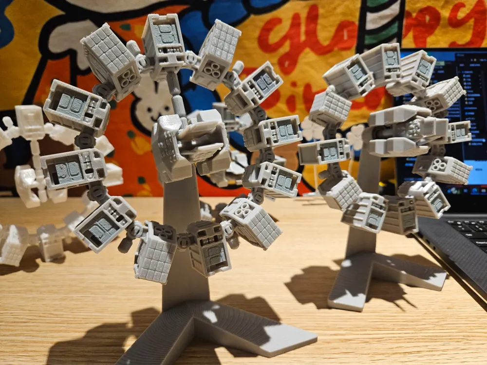 Interstellar Endurance Space Station Stand Display Version (Rotatable ...