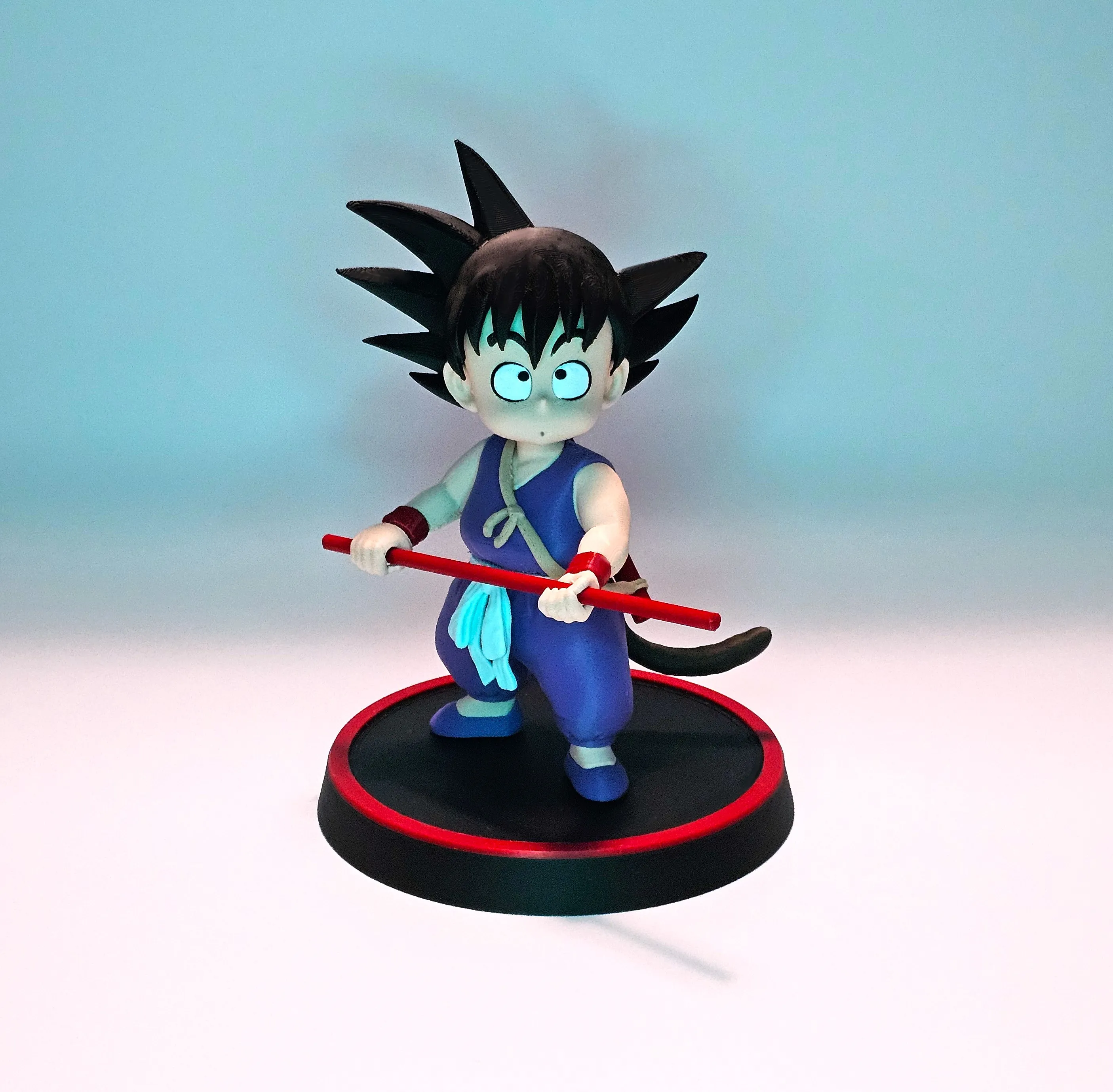 Obrigado 2k!! Fanart Goku Daima (19 cm incluindo base) - Modelo ...
