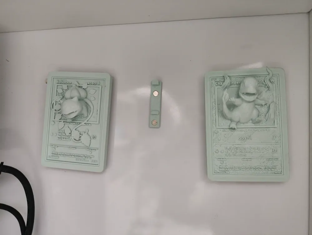 Magnetic hooks for Pokemon 3D cards that are compatible with ABC3D by ...