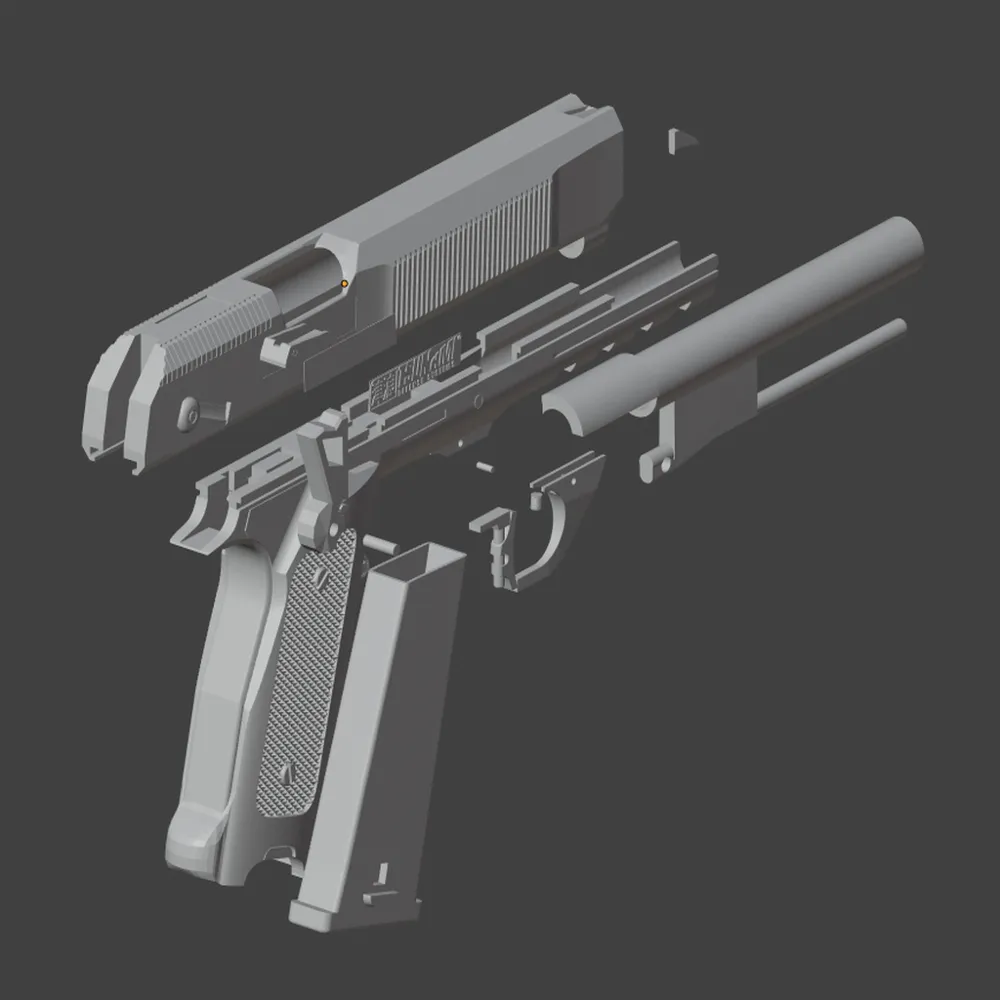 Cyberpunk 2077 - NUE - Tsunami Defense Systems Gun by ra100 MakerWorld ...