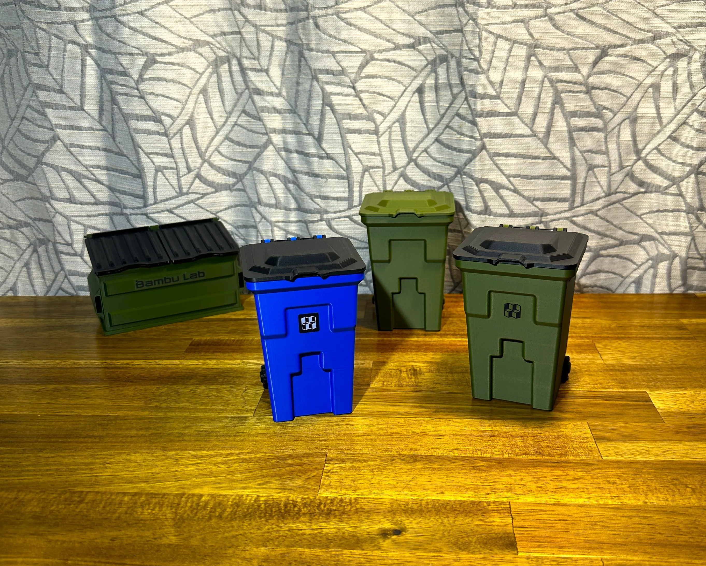 Desk Dumpster Bin - Desktop Storage Mini Trash Can - Free 3D Print ...
