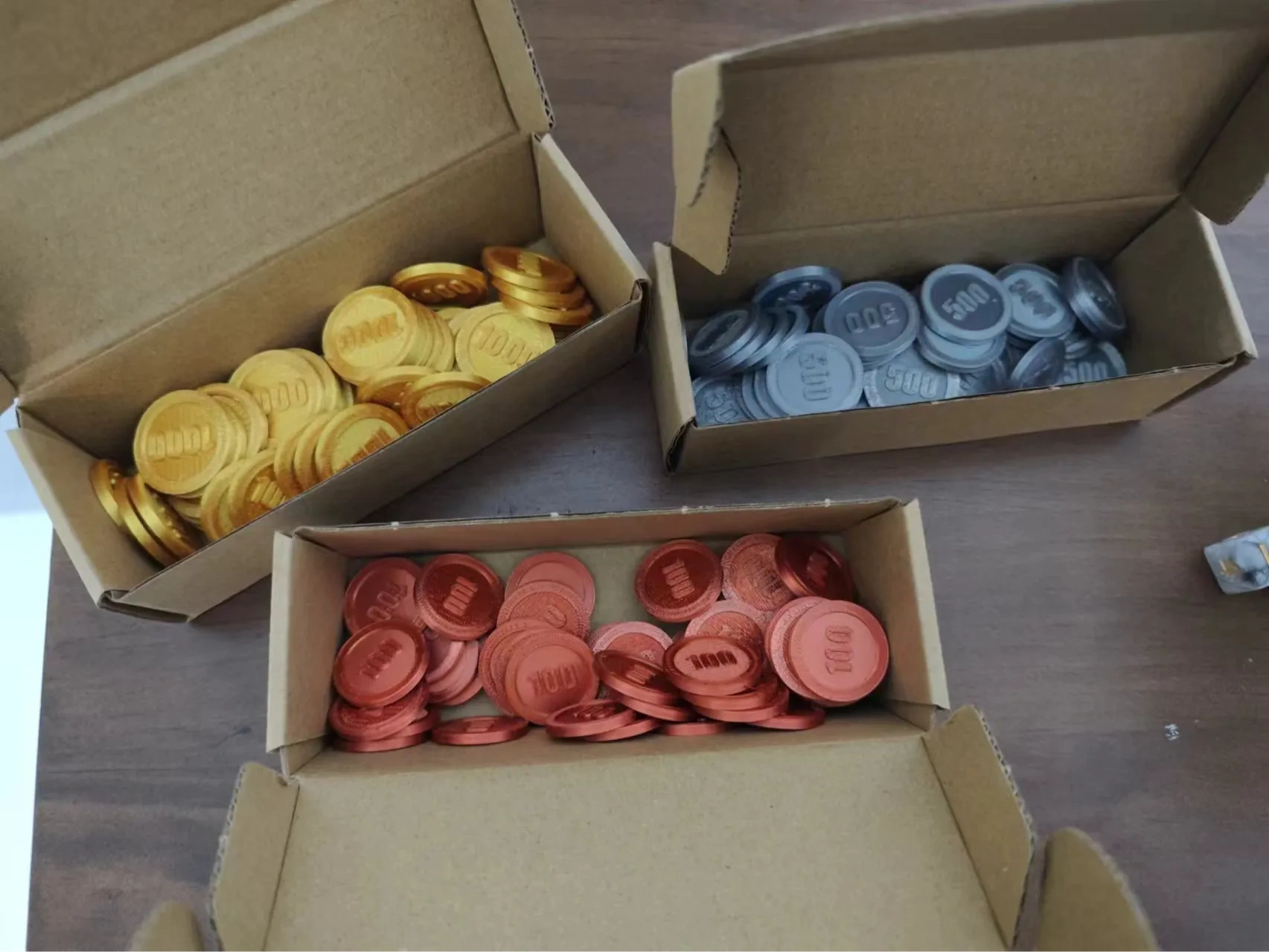 Board game coins, gold coins, silver coins, copper coins, a must-have ...