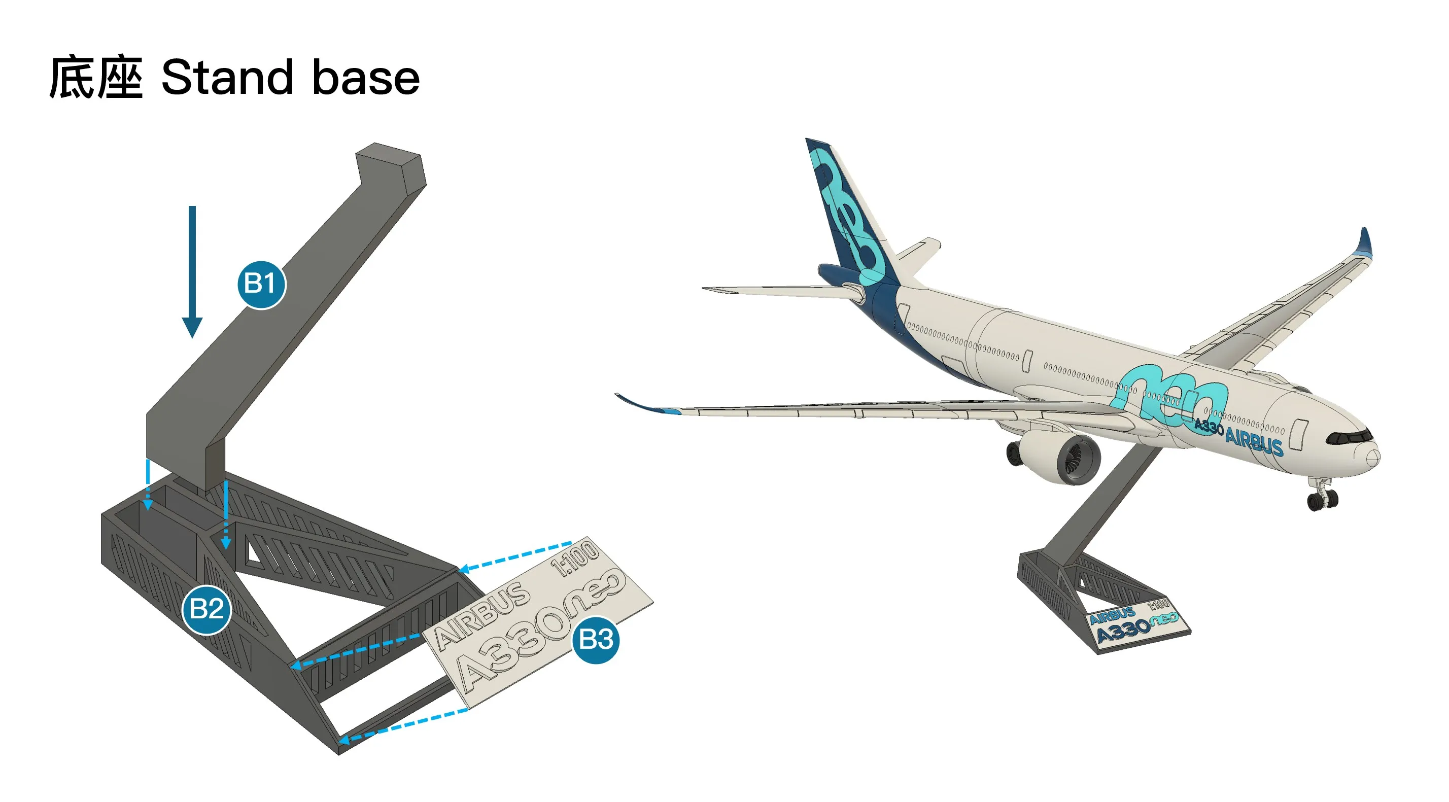 Airbus A330 neo Model - Free 3D Print Model - MakerWorld