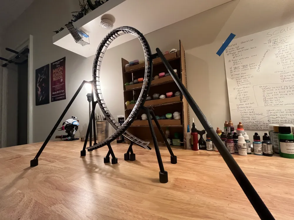 Roller coaster vertical loop model by IPOTATO MakerWorld: Download Free ...