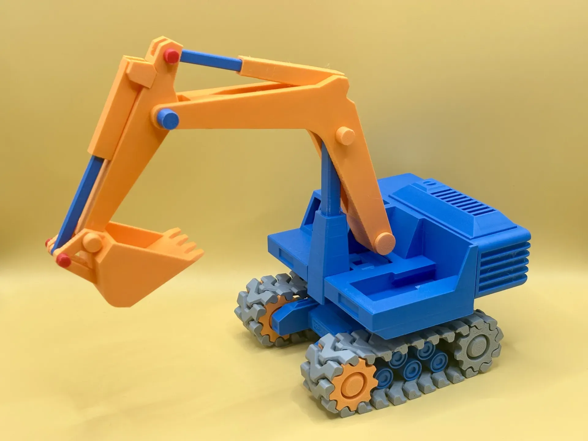 Fun Assembly Excavator by SOFUN_ART MakerWorld: Download Free 3D Models