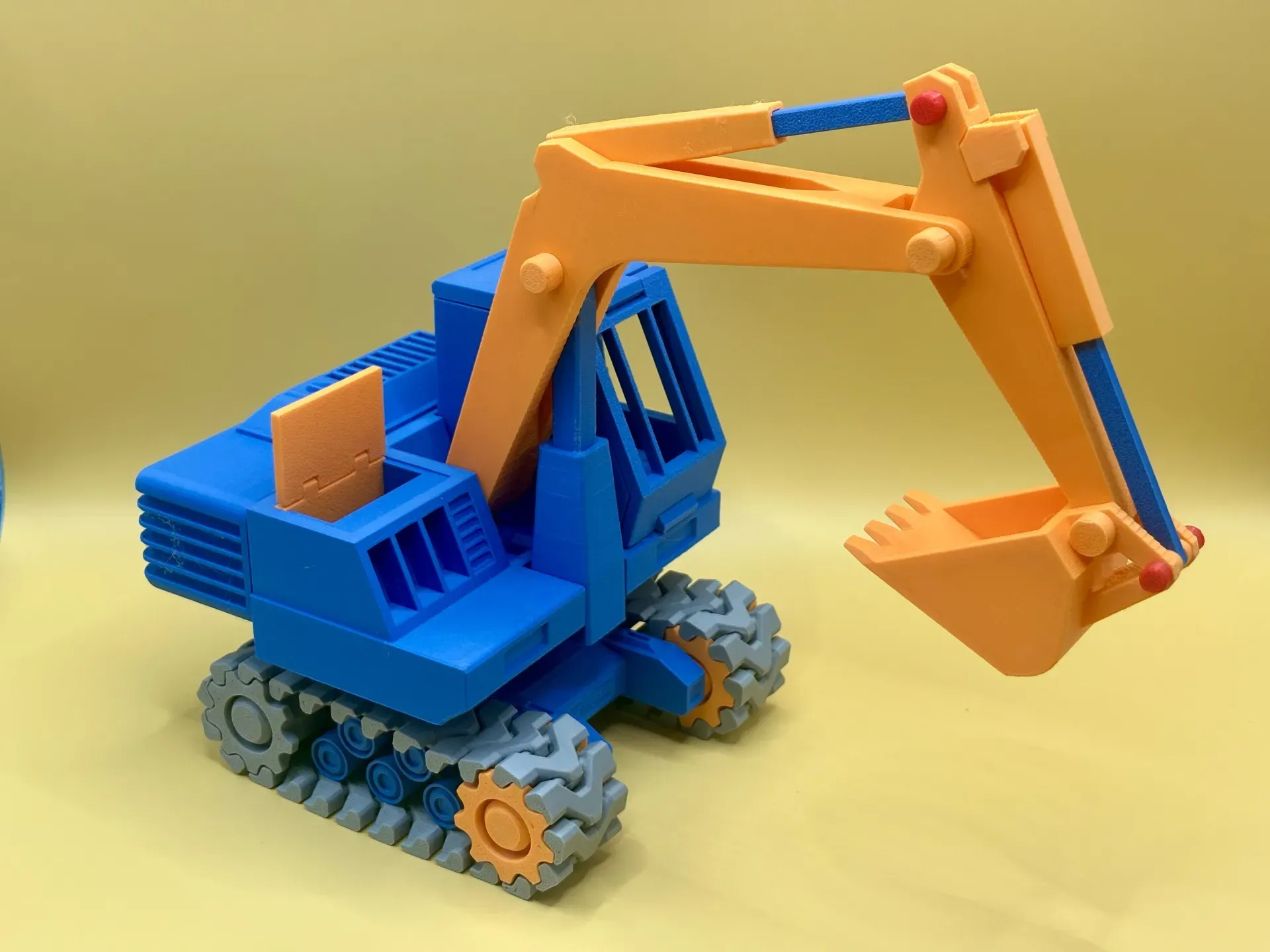 Fun Assembly Excavator - Free 3D Print Model - MakerWorld