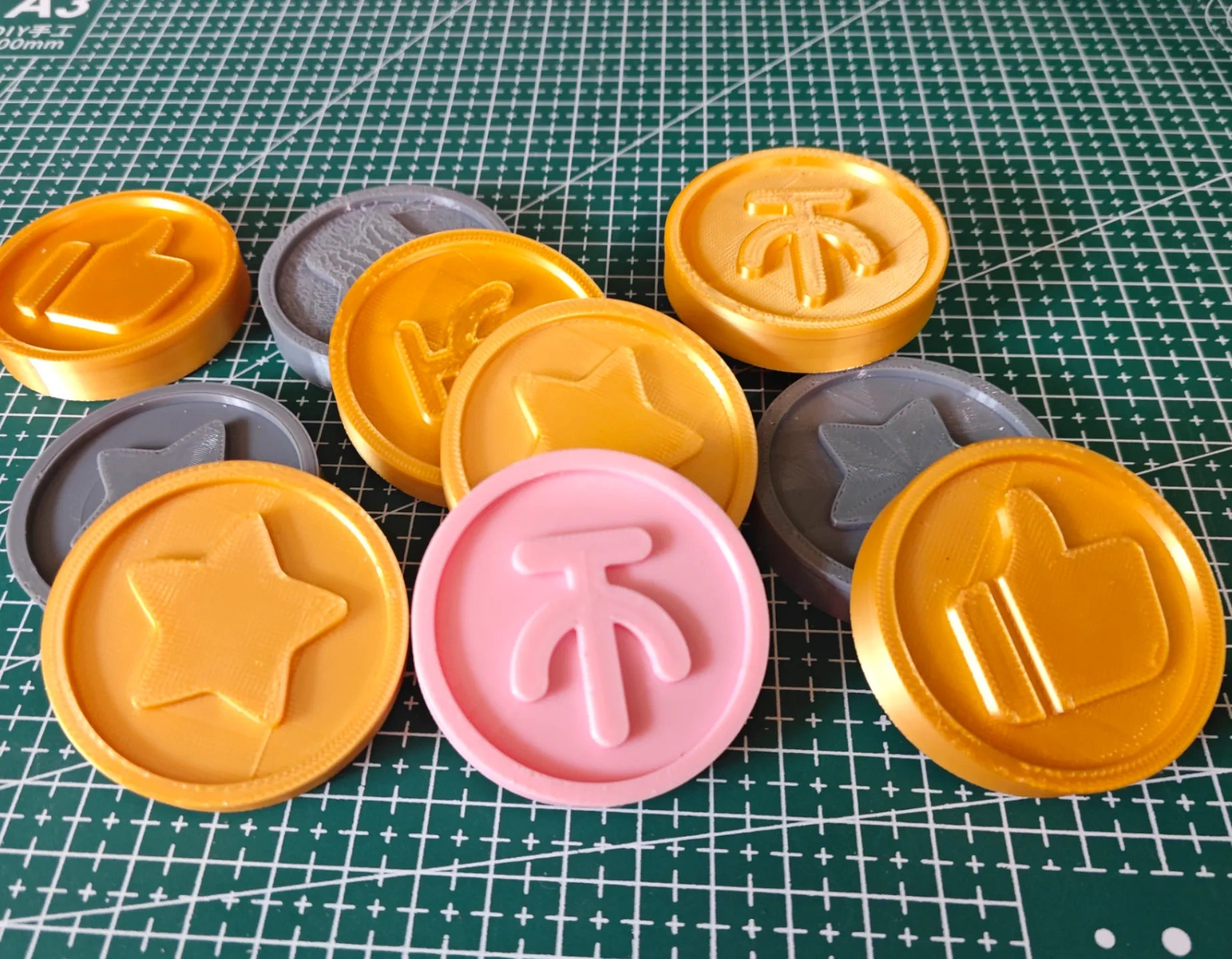 One-click Triple-Tap - Magnetic Fridge Magnet by 土豆地呱 - MakerWorld