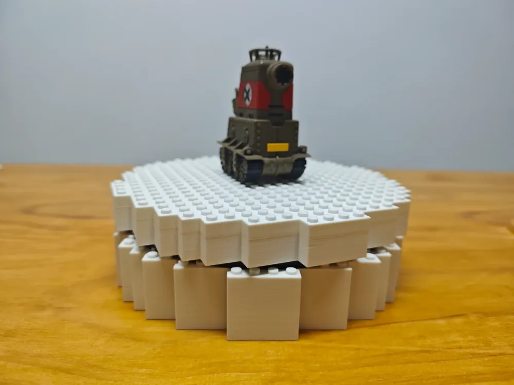 Lego-style Electric Rotating Display Stand Housing by 林嘉驹 - MakerWorld