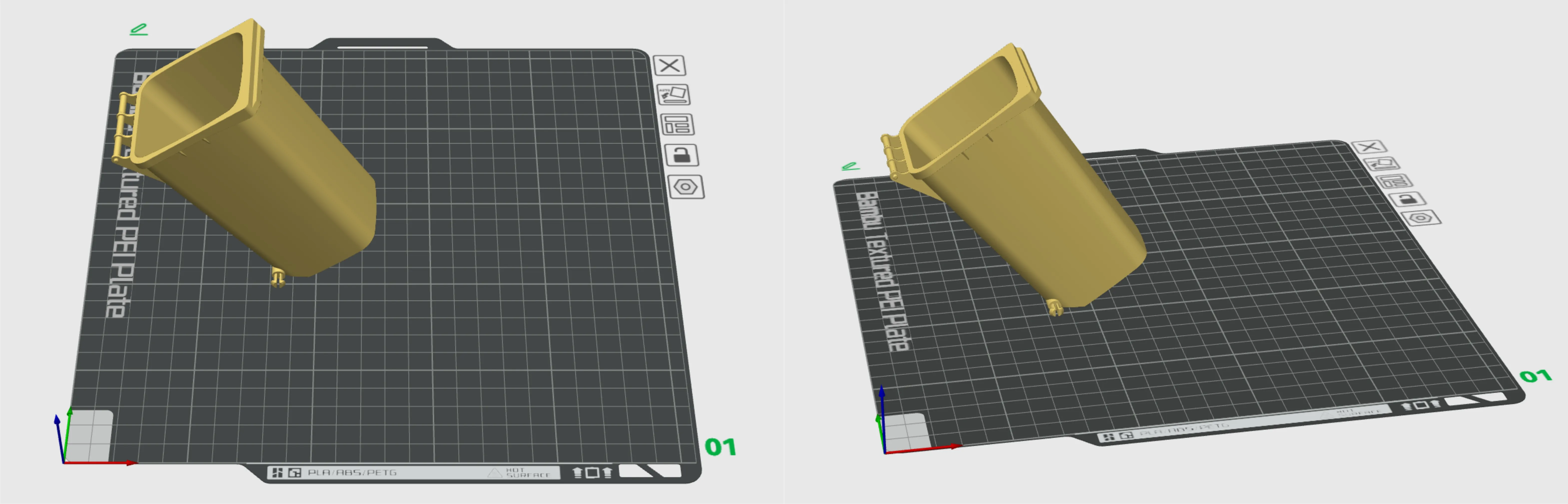 Micro desk bin - 1/10th scale 240 litre bin - Free 3D Print Model ...