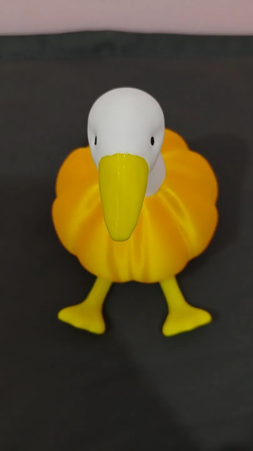 Pumpkin Duck (Disassembled) No AMS Required by 顺遂如意 - MakerWorld