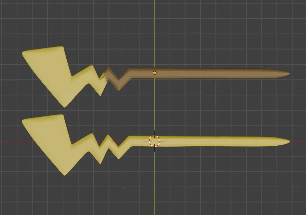 Pikachu tail hairpin - Free 3D Print Model - MakerWorld