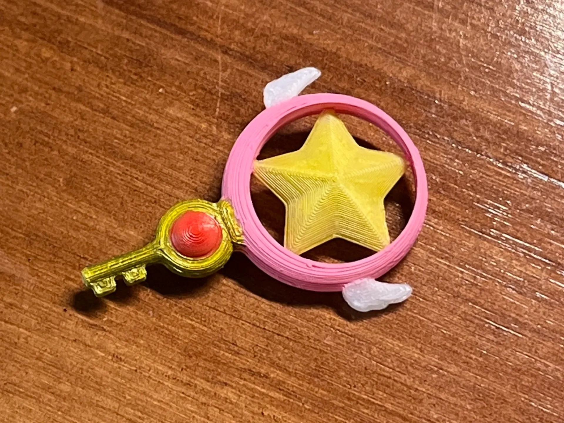 Cardcaptor Sakura/Magic Card Sakura Star Key Pendant Perfectly Restored ...