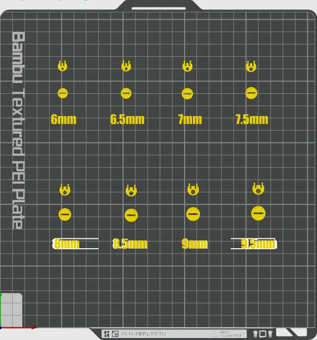 Bauble Cap and hanger - multiple sizes - Free 3D Print Model - MakerWorld